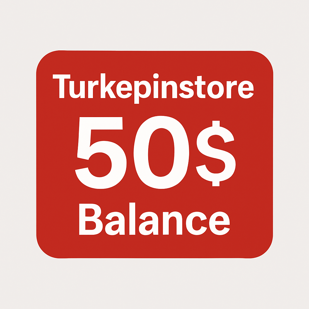 Turkepinstore 50$ Balance – turkepinstore